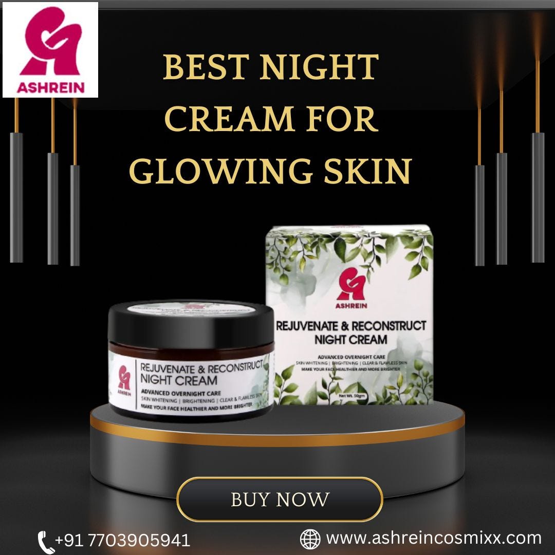Best Night Cream for Oily Skin - Ashrein Cosmixx - Medium