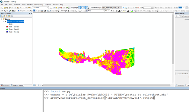 #4 Python dan ArcGIS (Convert DEM to Contour) | by Ardisetyo | Medium