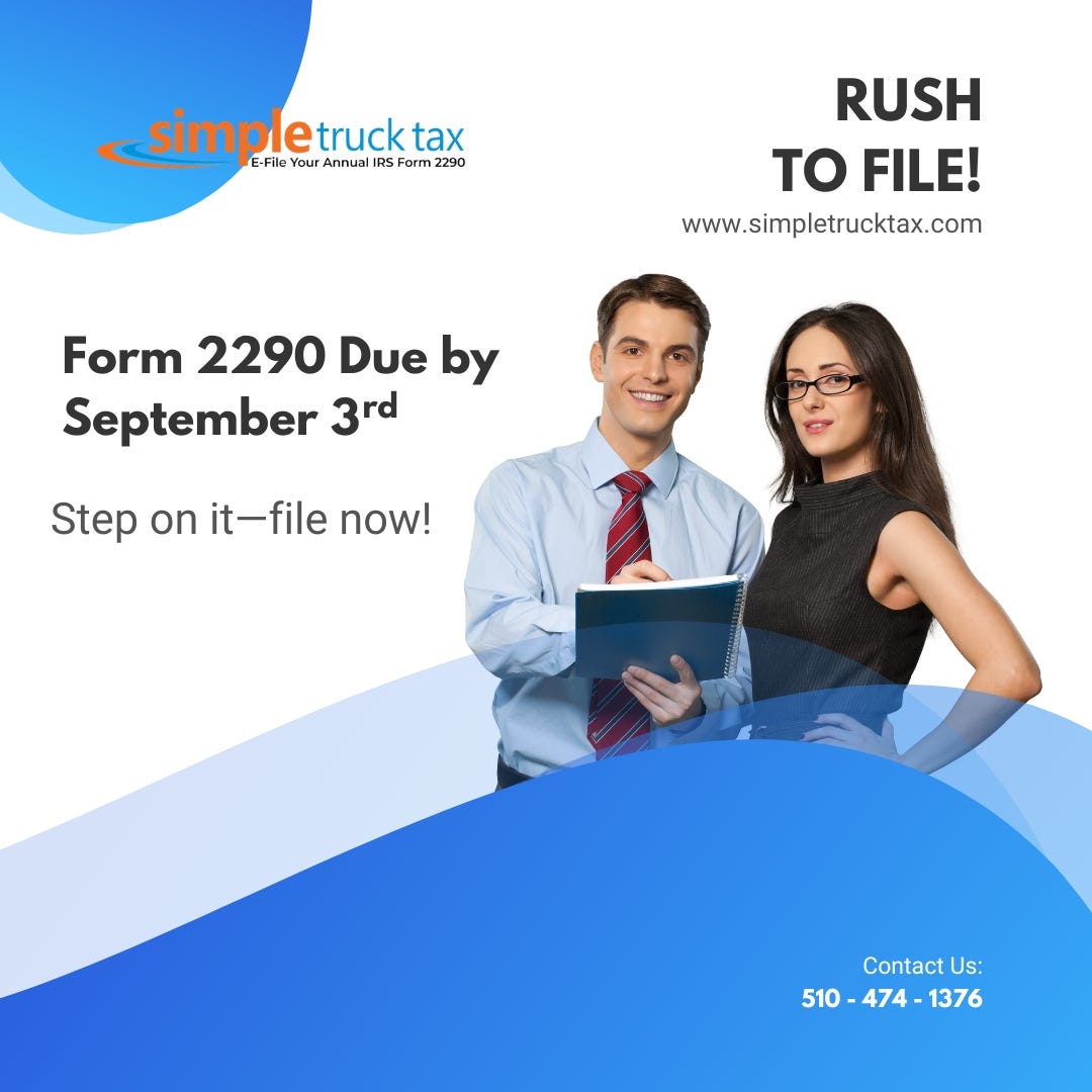 File Your Form 2290 - Simpletrucktaxdm - Medium