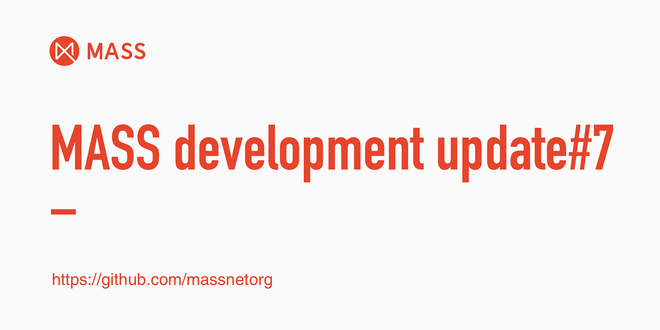 MASS development update#9. The MASS consensus engine aims to… | by MASS ...