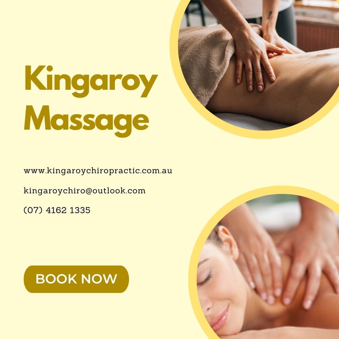 Why You Should Get Massage Therapy? - Kingaroy Chiropractic - Medium