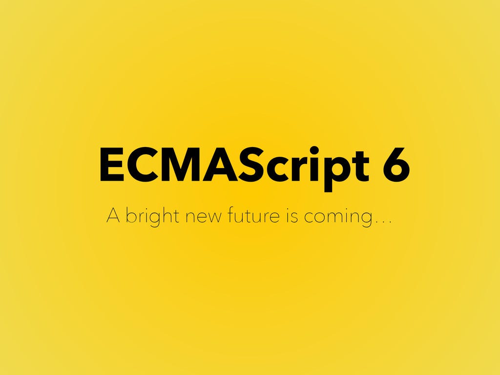 Ecmascript 6 y Babel. Ecmascript es el standart del lenguaje… | by Moises Mannarino | Javascript ...
