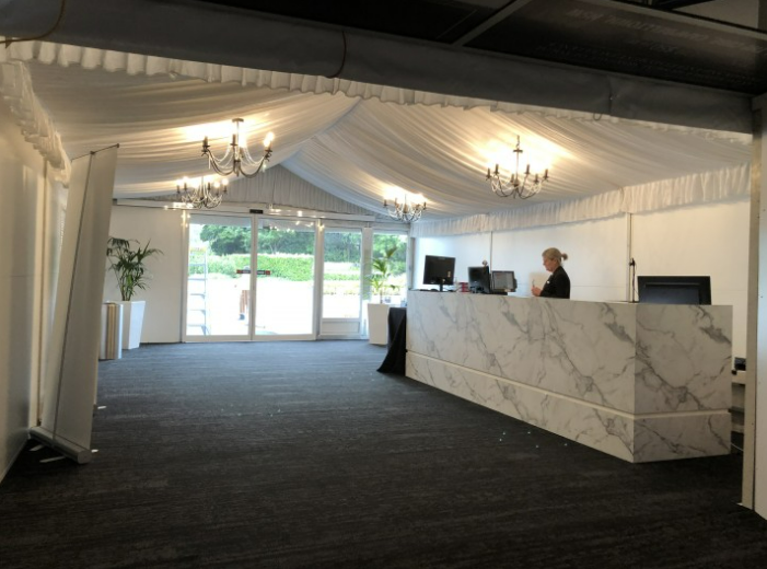 Spacious and Elegant 12m Framed Marquee | Marquee Eventz ...