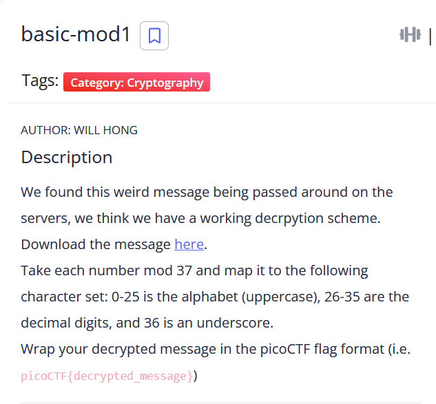 PicoCTF \\ Static ain’t always noise \\ General Skills | by CyberCowboy | Medium