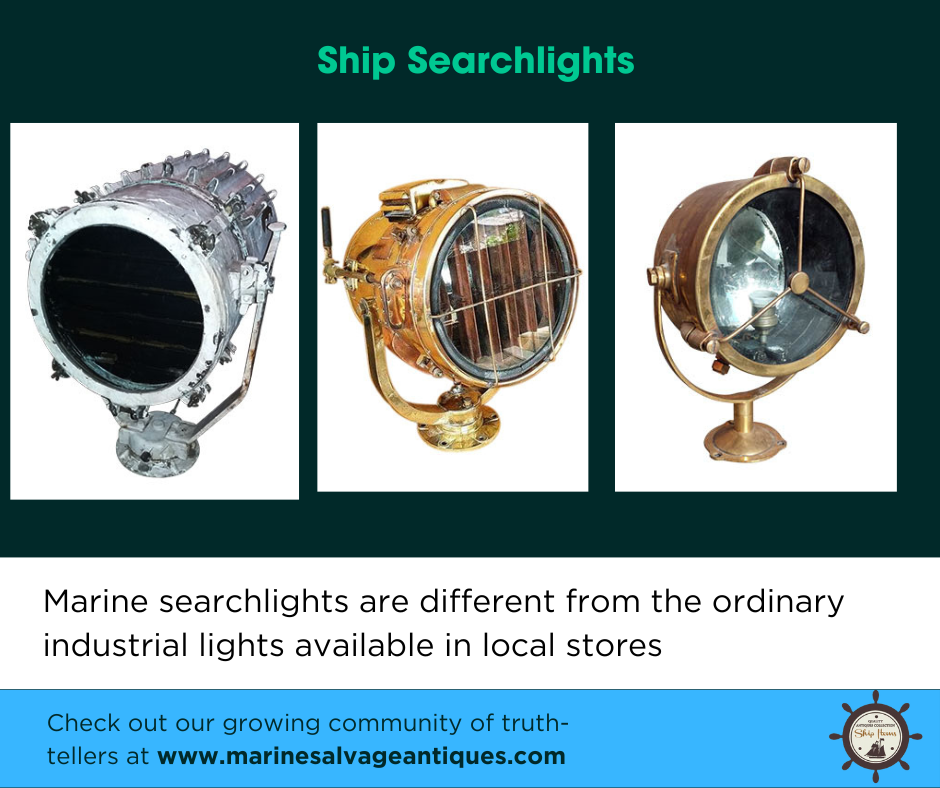 Ship lights. Ship lights serve as essential… | by Marine Salvage ...