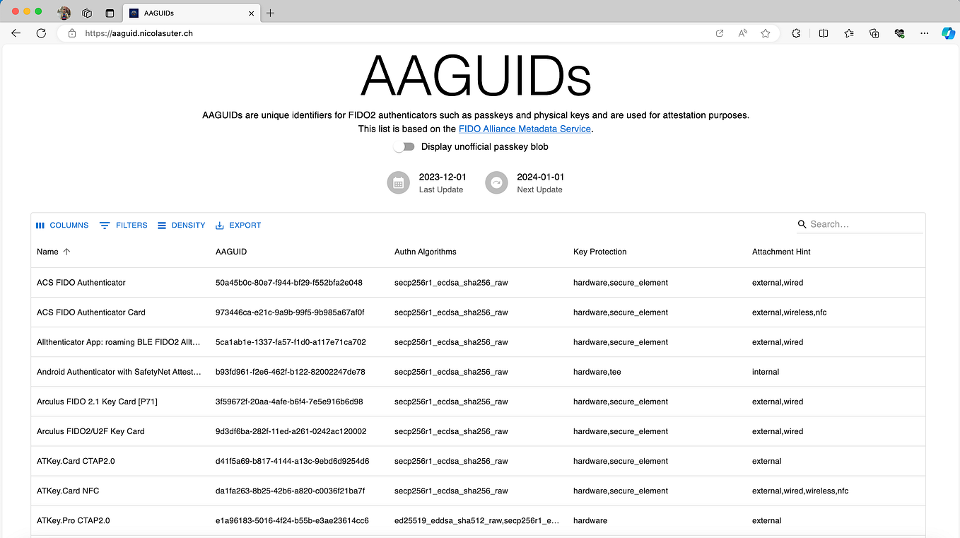 Enforcing security key ‘make and model’ with AAGUIDs in Entra ID | by ...