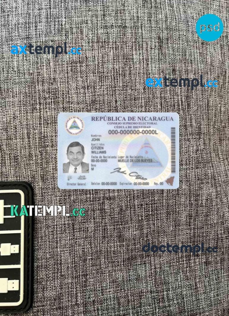 Kazakhstan Id Card Editable Psd Files Scan Look And Photo Realistic