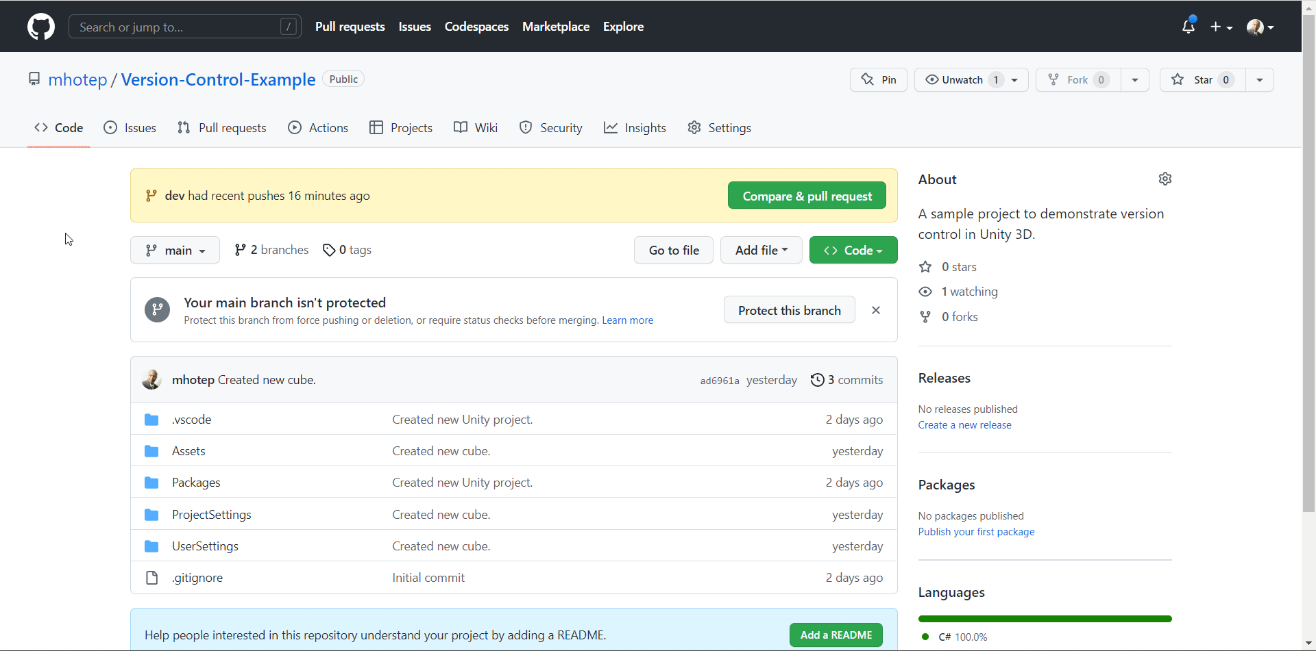 My Gamedevhq Journey Day 1 Installing Git And Connecting With Unity 3d By Nnamdi Azikiwe Medium