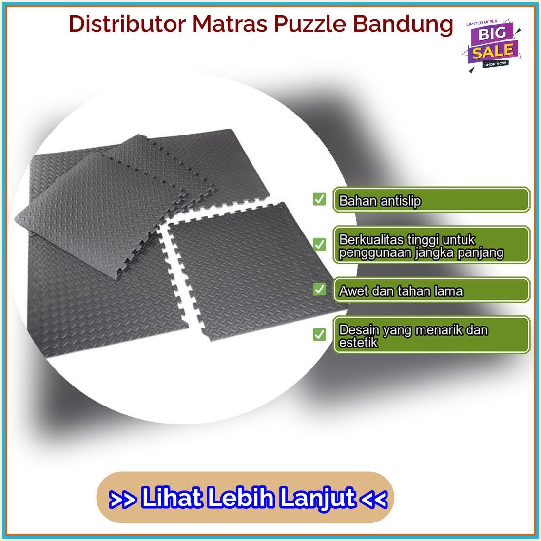 Harga Dan Spesifikasi Matras Pencak Silat - Eva Mat Tebal - Medium