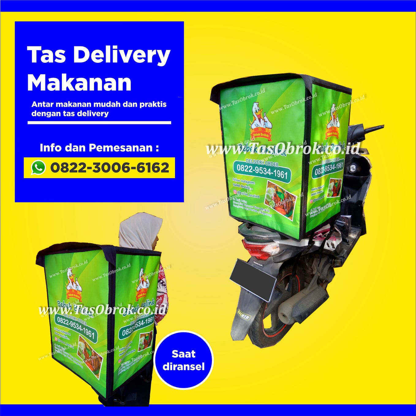 Tas Delivery Motor Murah Karawang, indahtas, Tas Ransel Motor Karawang ...