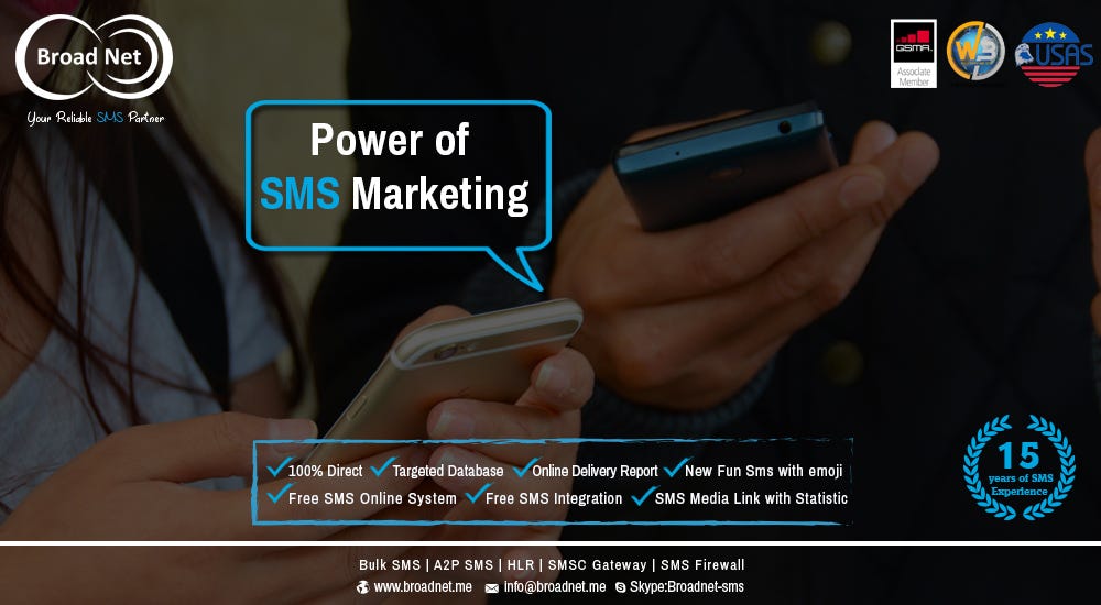 Benefits of A2P SMS via BroadNet. BroadNet is assisting its small and… | by SMS verification ...