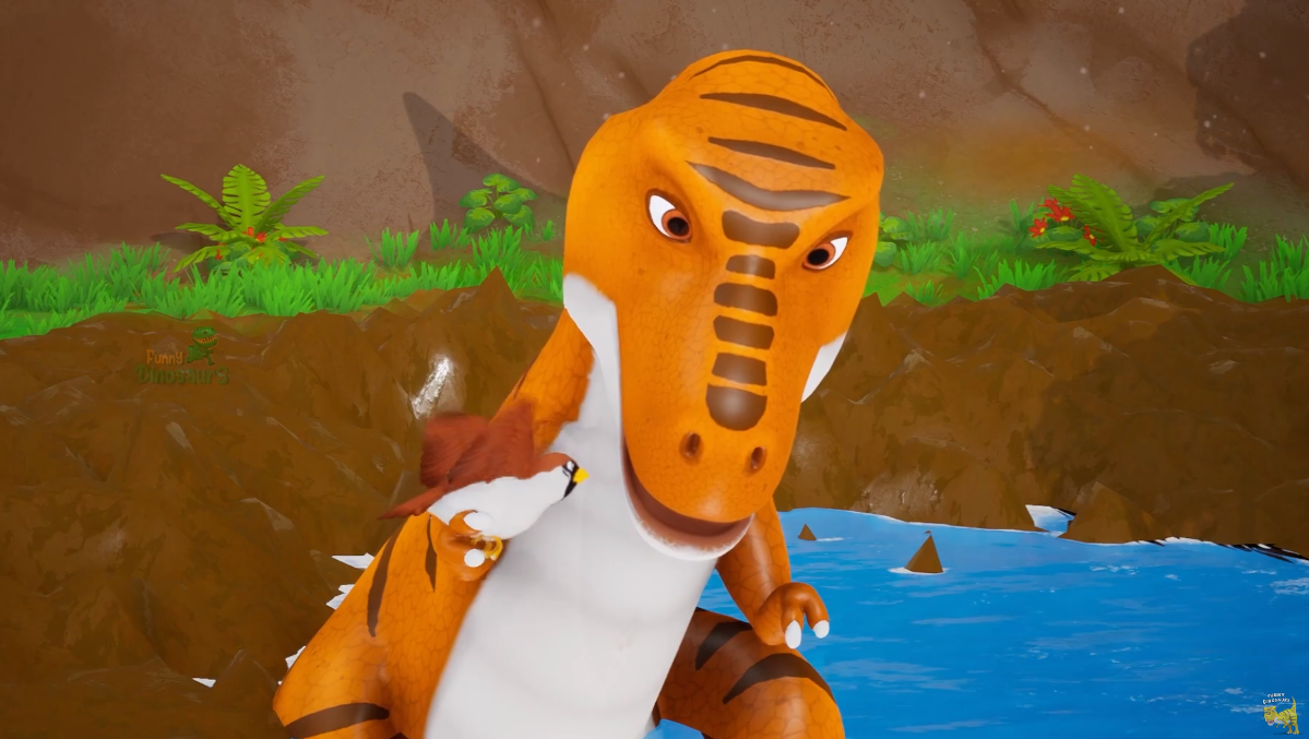 Phosphorus Dinosaur’s Hilarious Escape from the Giant Pit — Funny ...