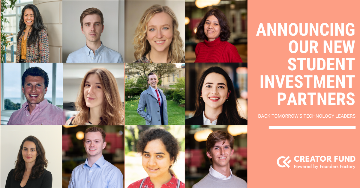 Welcoming our new 21/22 team. Creator Fund is delighted to share that ...