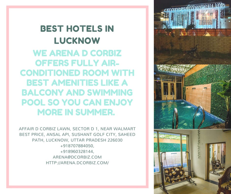 Best Hotels in Lucknow. Looking for most comfortable hotel with… | by ...