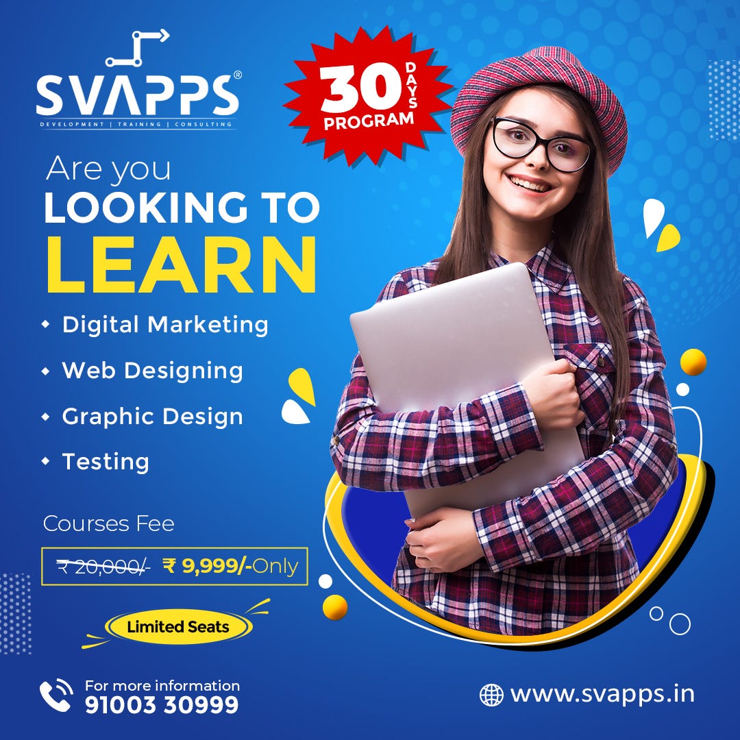 Graphic Design Training In Warangal - Svappslearningcenterdigi - Medium