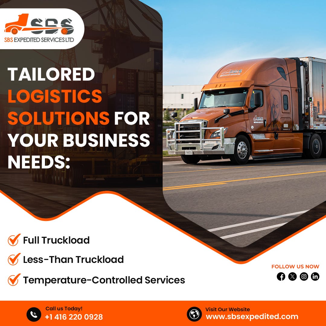 Optimizing Supply Chains: The Importance of Transportation and Logistics Services in Canada | by ...