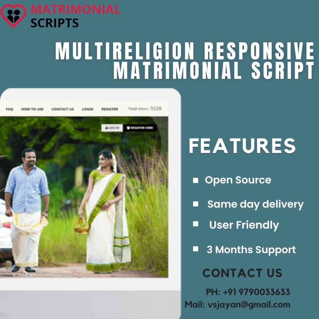 Responsive Matrimonial Script. With effective user-customization, our… | by phpmatrimonial | Medium