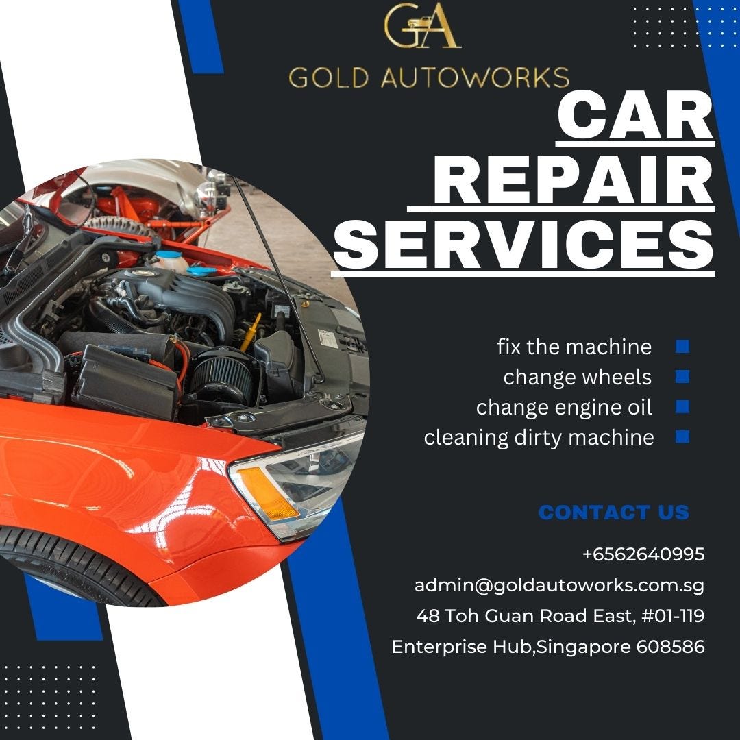 Best Car Servicing Garage & Repair Workshop Singapore - Gold autoworks ...