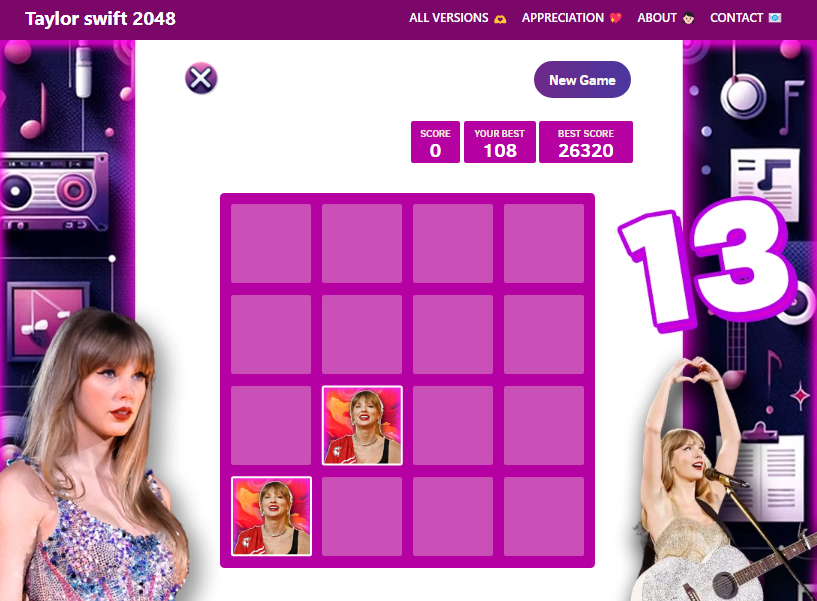 How to Play 2048: A Beginner’s Guide | by Taylor Swift 2048 Game | Medium