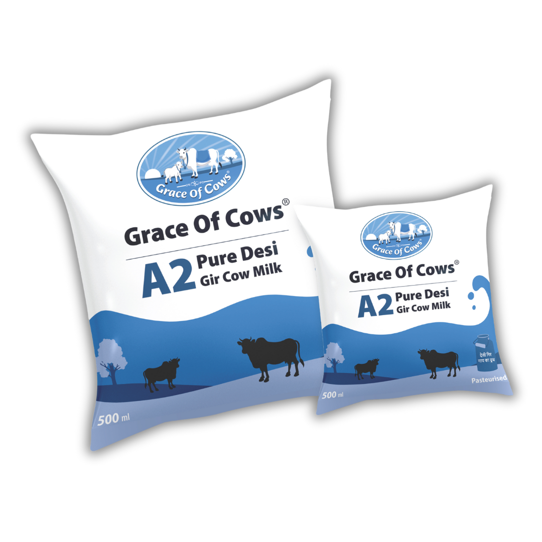 Grace of Cows A2 Gir Cow Milk — Rich, Nutritious, and Pure - Grace Of ...