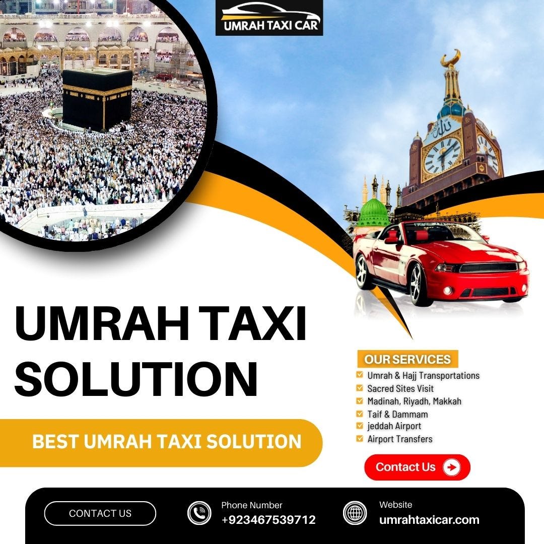 Arrive Fresh, Travel Blessed with Umrah Taxi Car - UMRAHTAXICAR - Medium