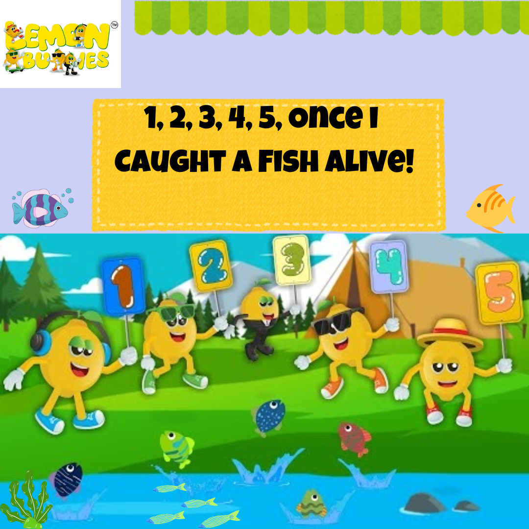 1, 2, 3, 4, 5, Once I Caught a Fish Alive - lemon buddies - Medium