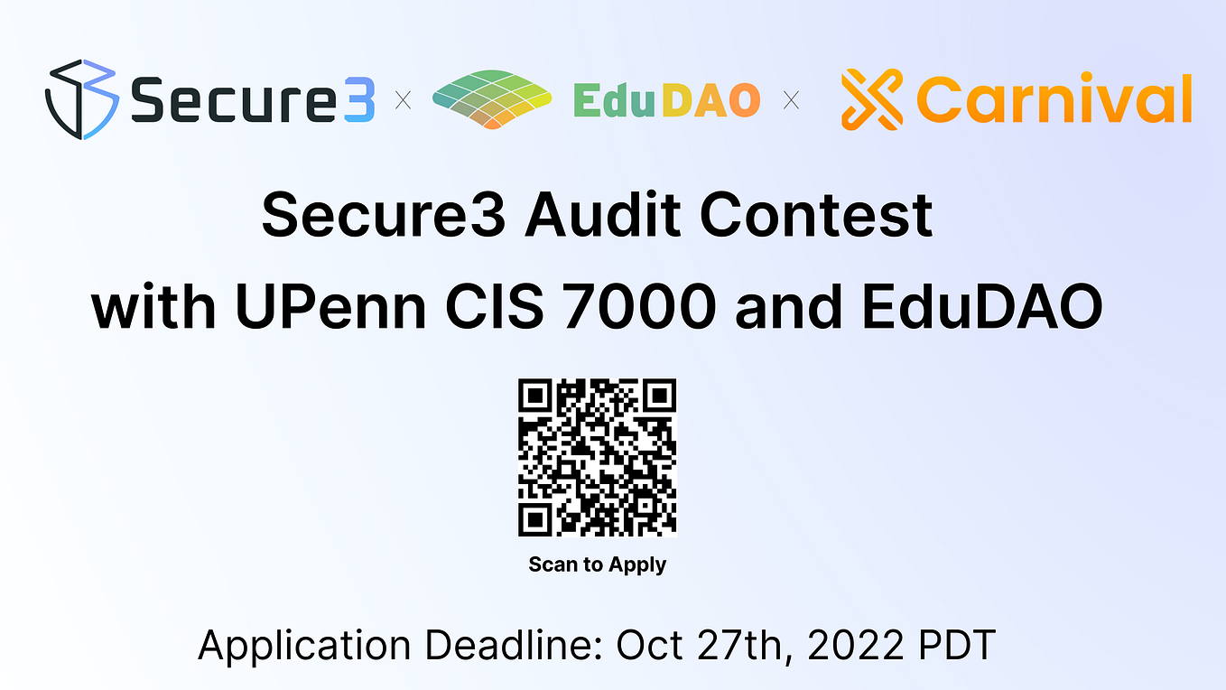 Announcing our $5M Seed Round. We are excited to announce that Secure3… | by Secure3 | Medium