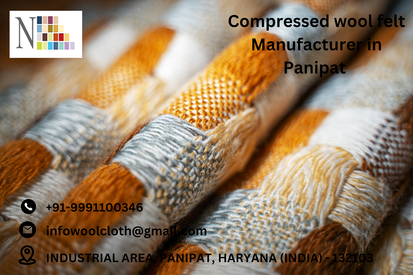 Industrial felt - Wool Cloth - Medium