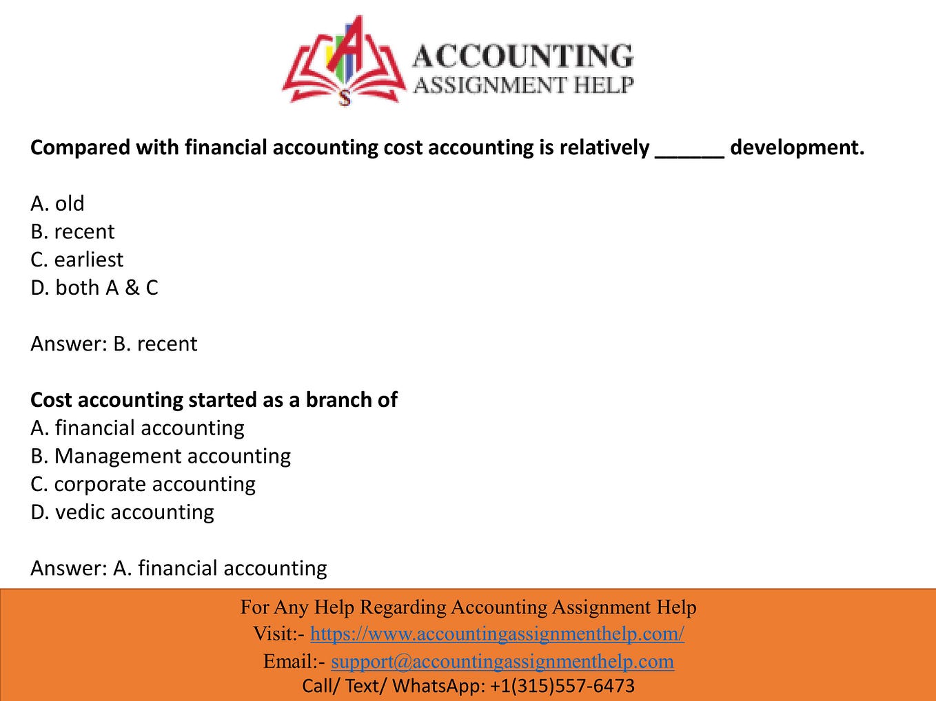 Accounting Assignment Help - Stella Brown - Medium