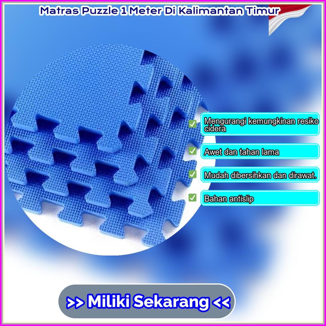 Matras Untuk Silat Di Kalimantan Utara - Matras Puzzle Tebal - Medium