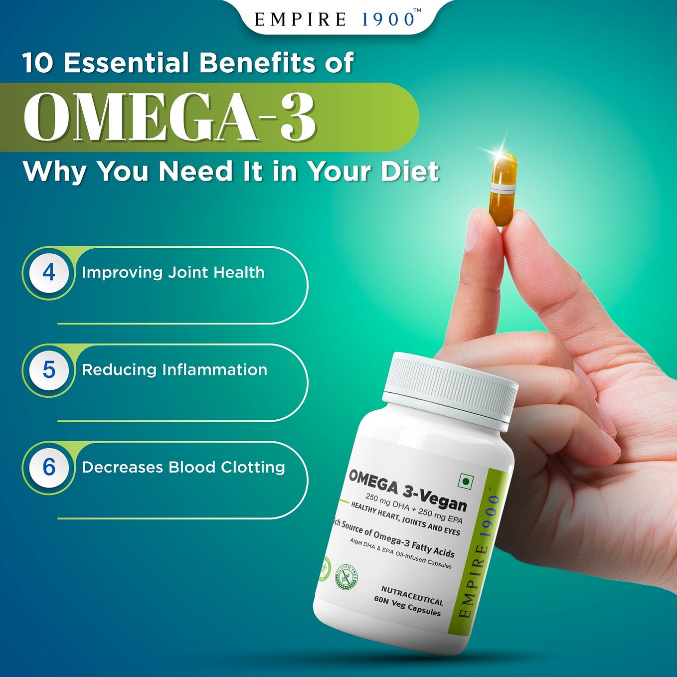 Why You Need Omega-3 in Your Diet: 10 Essential Benefits - EMPIRE 1900 ...