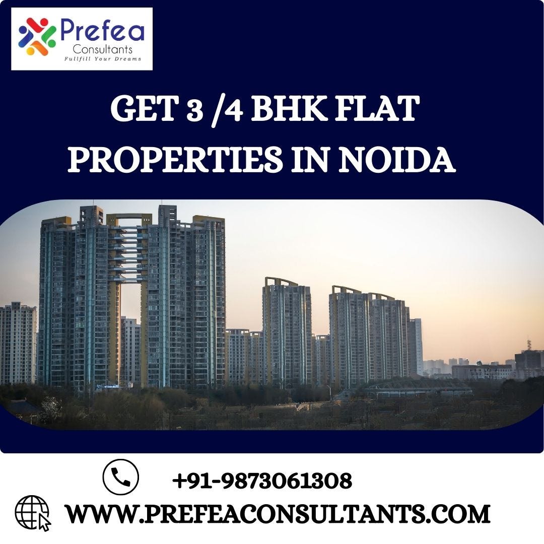 Best Luxury Apartments in Noida - Prefea Consultants - Medium
