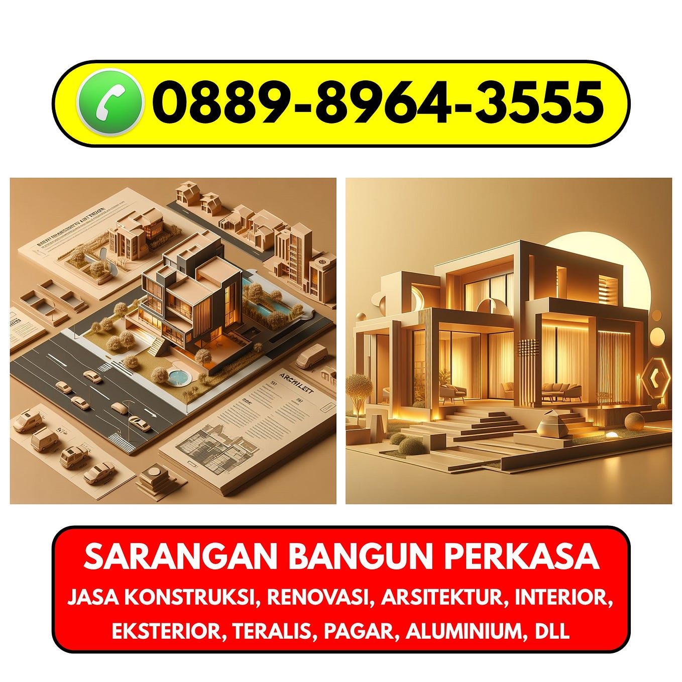kontraktor rumah mewahKontraktor Rumah Mewah Sederhana di Malang, Hub 0889–8964–3555 ...