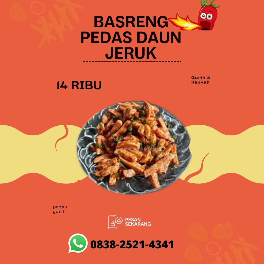 Terenak, WA 0838–2521–4341, Jual Basreng Original, Tara Basreng ...