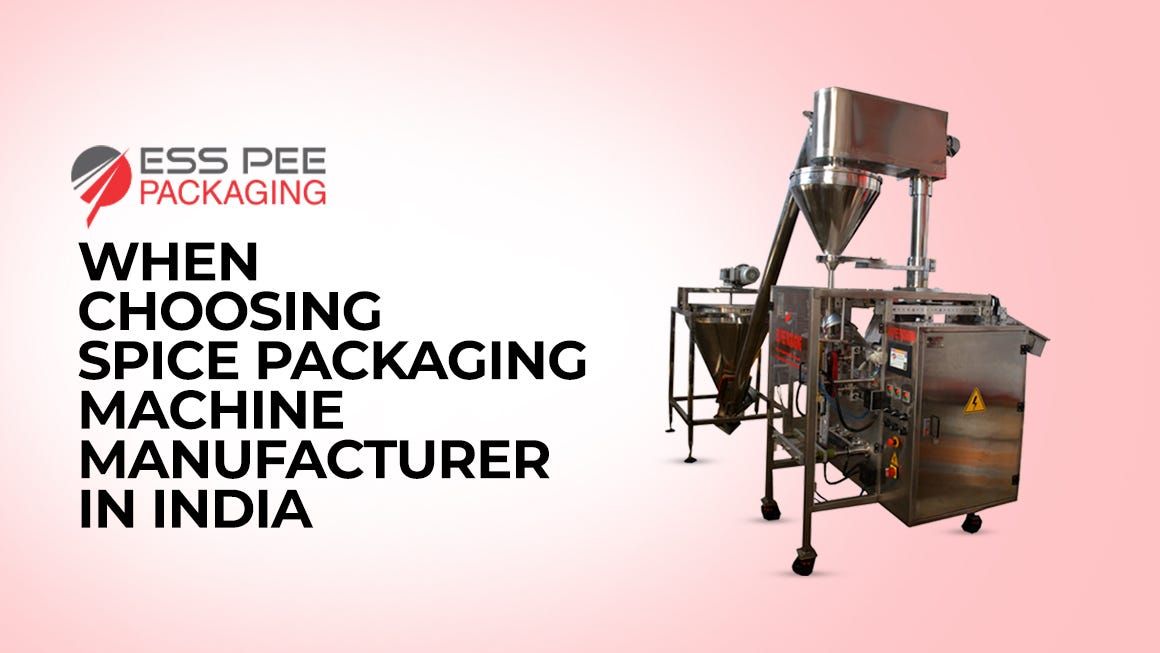 Top 10 Packaging Machine Manufacturers in India - Esspee Packaging ...