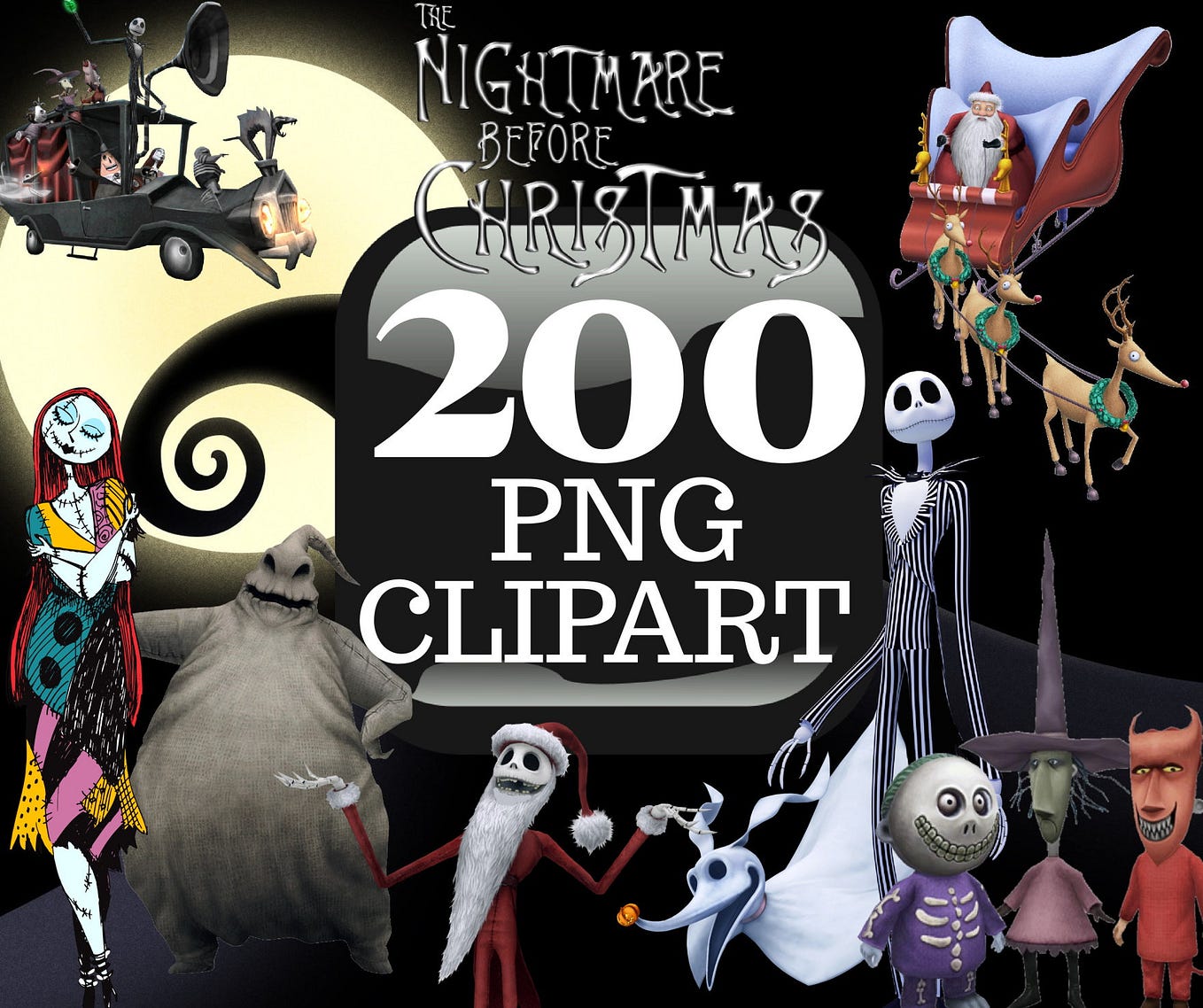 Nightmare Before Christmas svg bundle, Halloween svg, Jack Skellington ...
