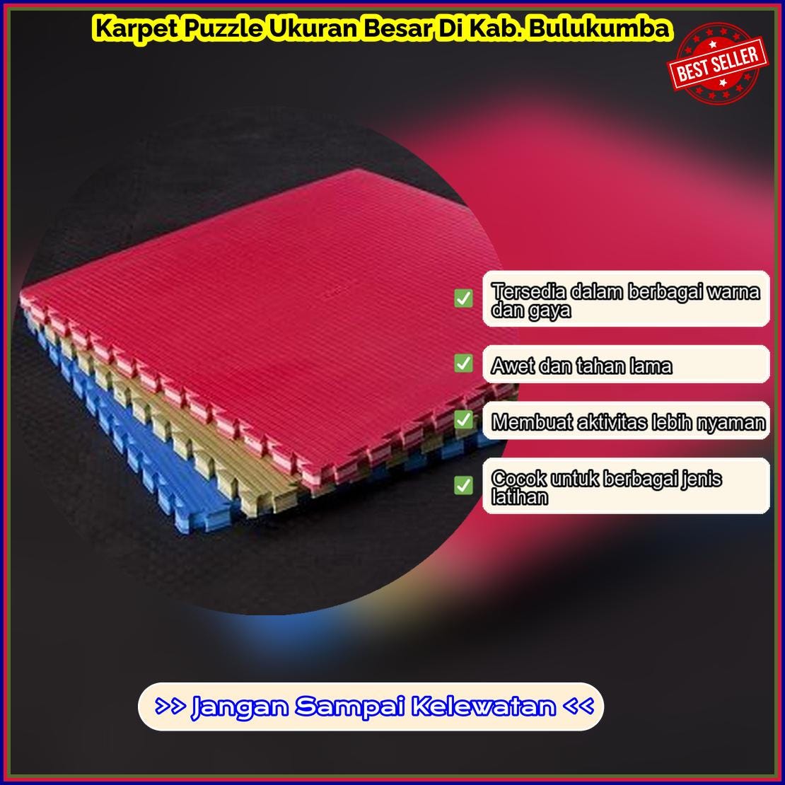 Karpet Puzzle 100X100 Di Sulawesi Utara - Alat Lompat Tinggi - Medium