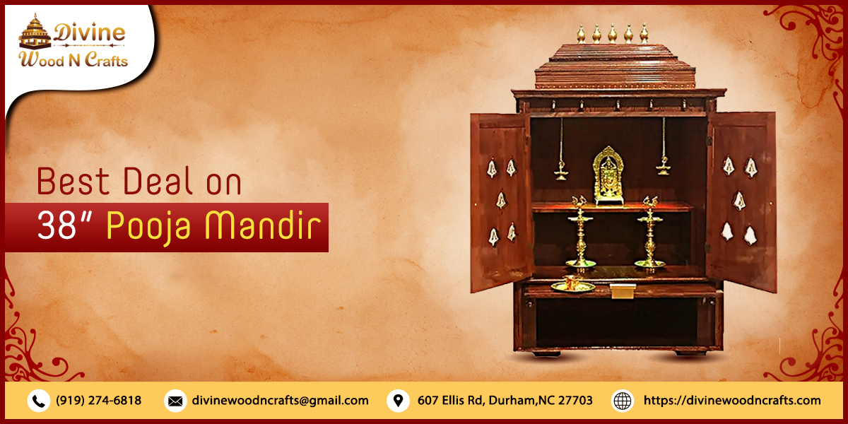 Pooja Mandirs: A Spiritual Corner in Every Home | by DivineWoodnCrafts ...