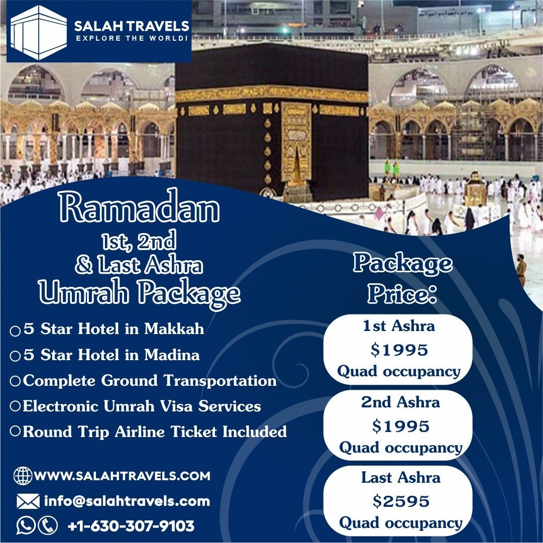 Umrah Packages from USA: A Path to Spiritual Fulfillment | by Salah ...