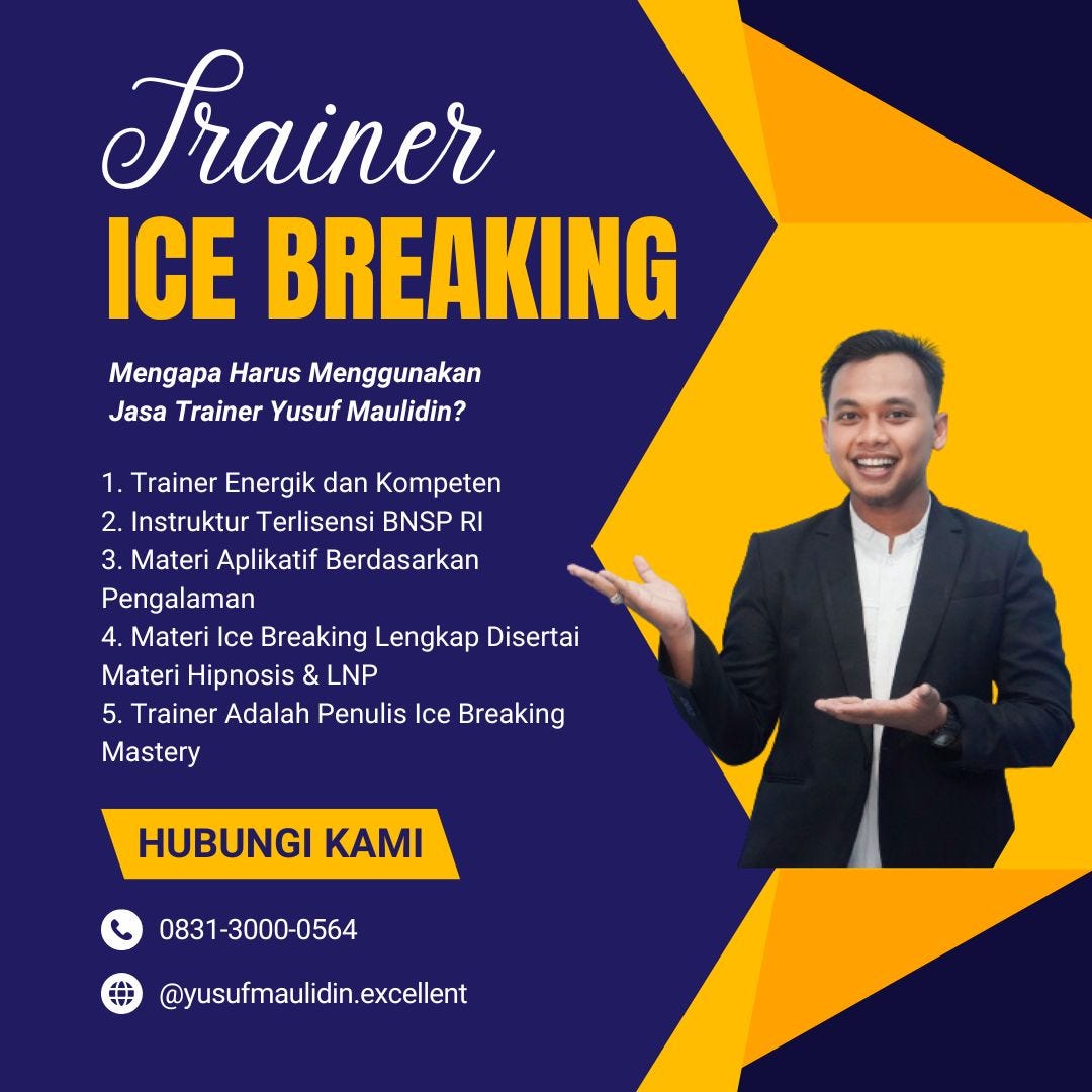 EDUKATIF, WA 0831–3000–0564, Trainer Ice Breaking Padang | by ...