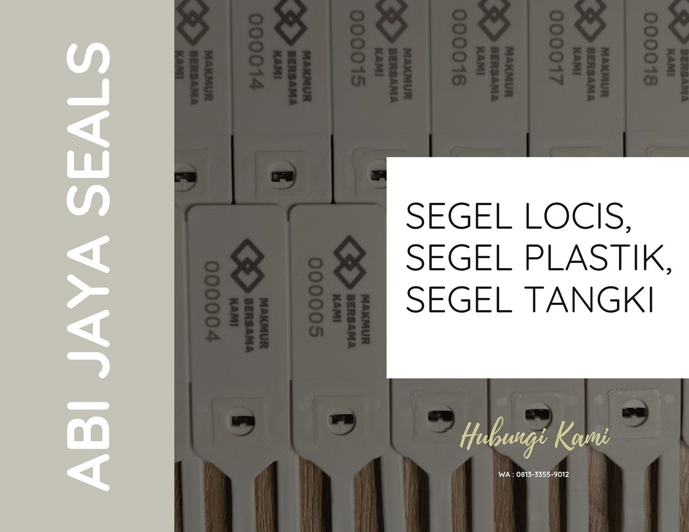 WA : 0813–3355–9012 Pabrik Jual Toko Segel Plastik Locis Tangki Pangkal ...
