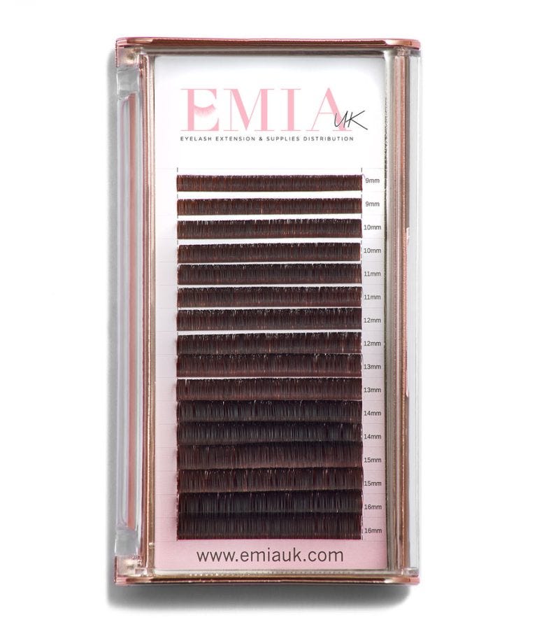 Blue Eyelash Extensions | EmiaUK - EmiaUK - Medium