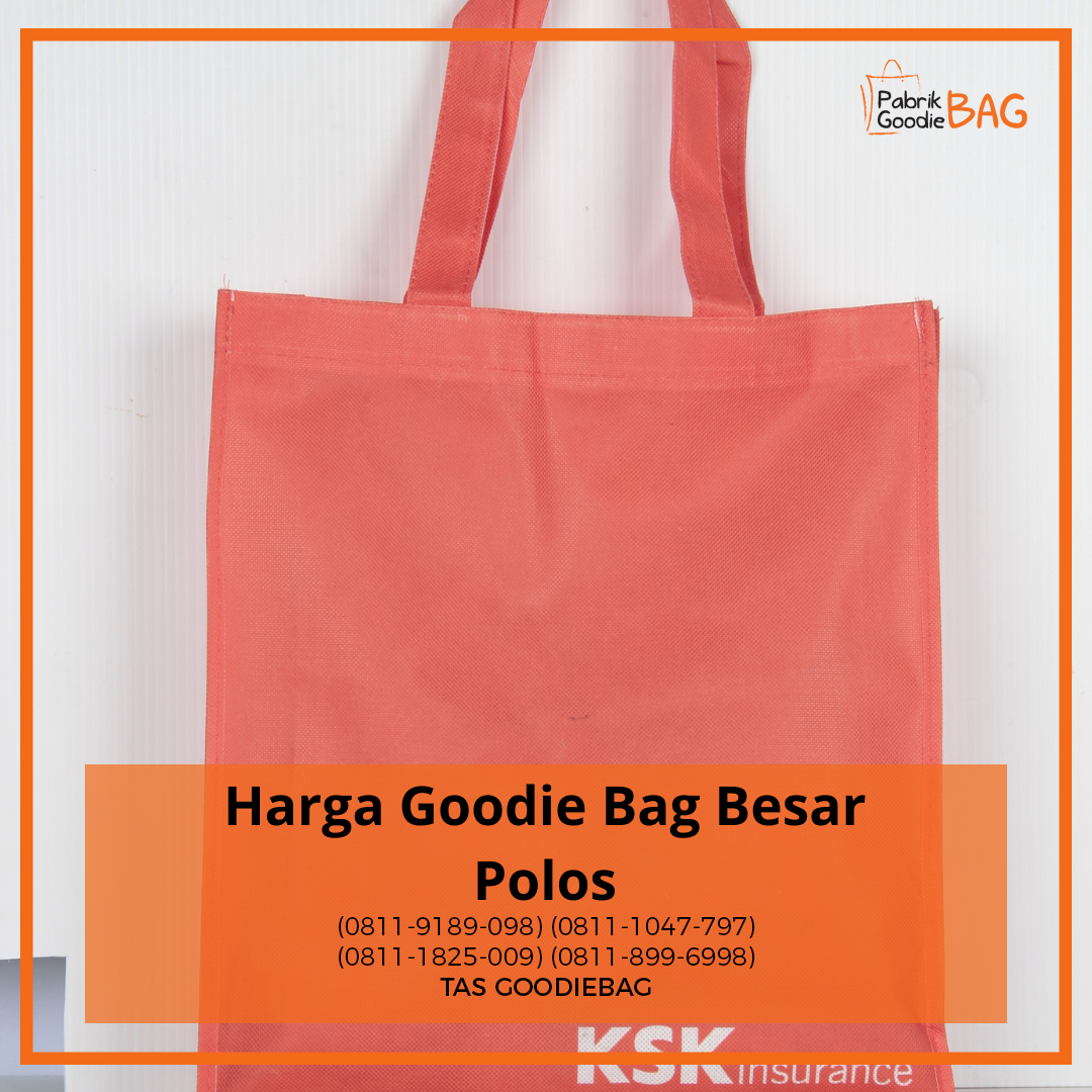 Harga Goody Bag Polos Terdekat - Grosirkainspunbondjakarta - Medium