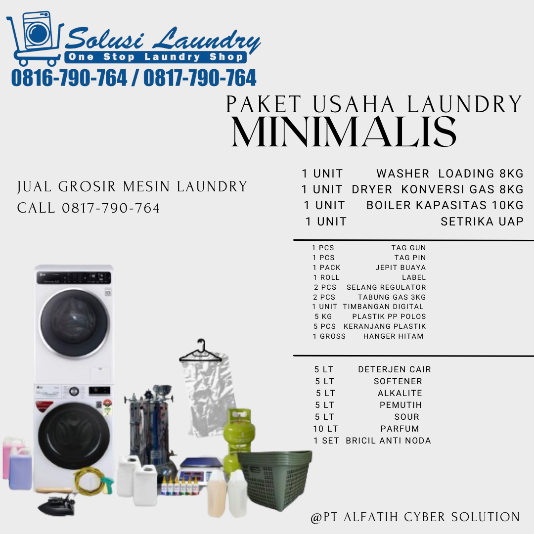 JUAL MESIN LAUNDRY CALL 0817–790–764 - Rahma laundry - Medium