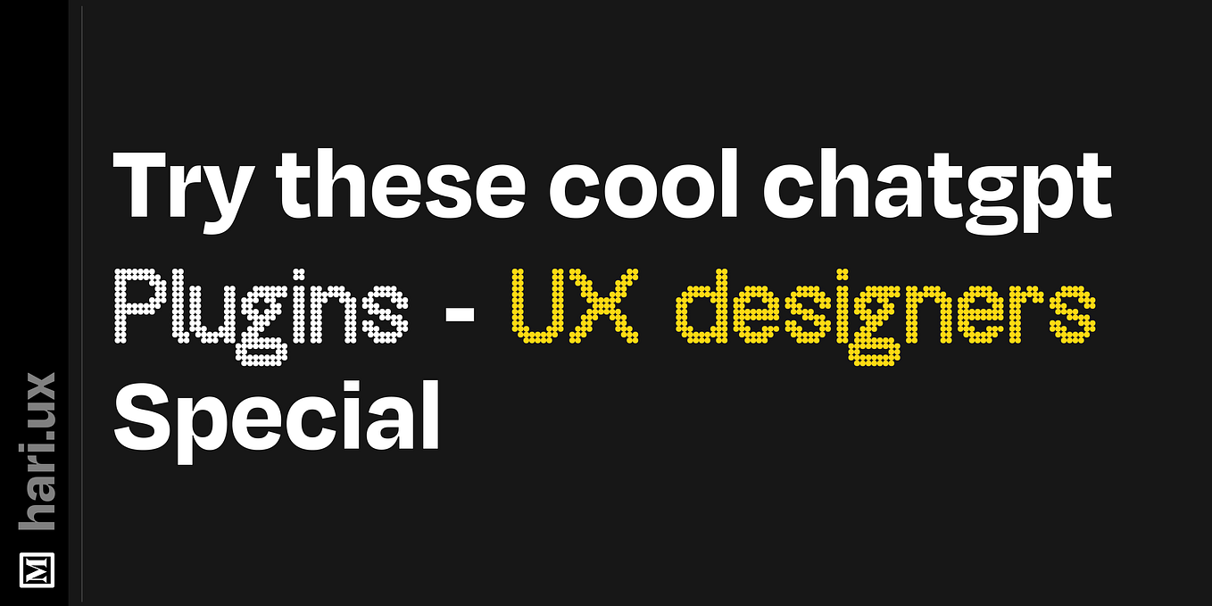 10 Best Ways to Use ChatGPT as a UX Designer | by Cris | UX Planet