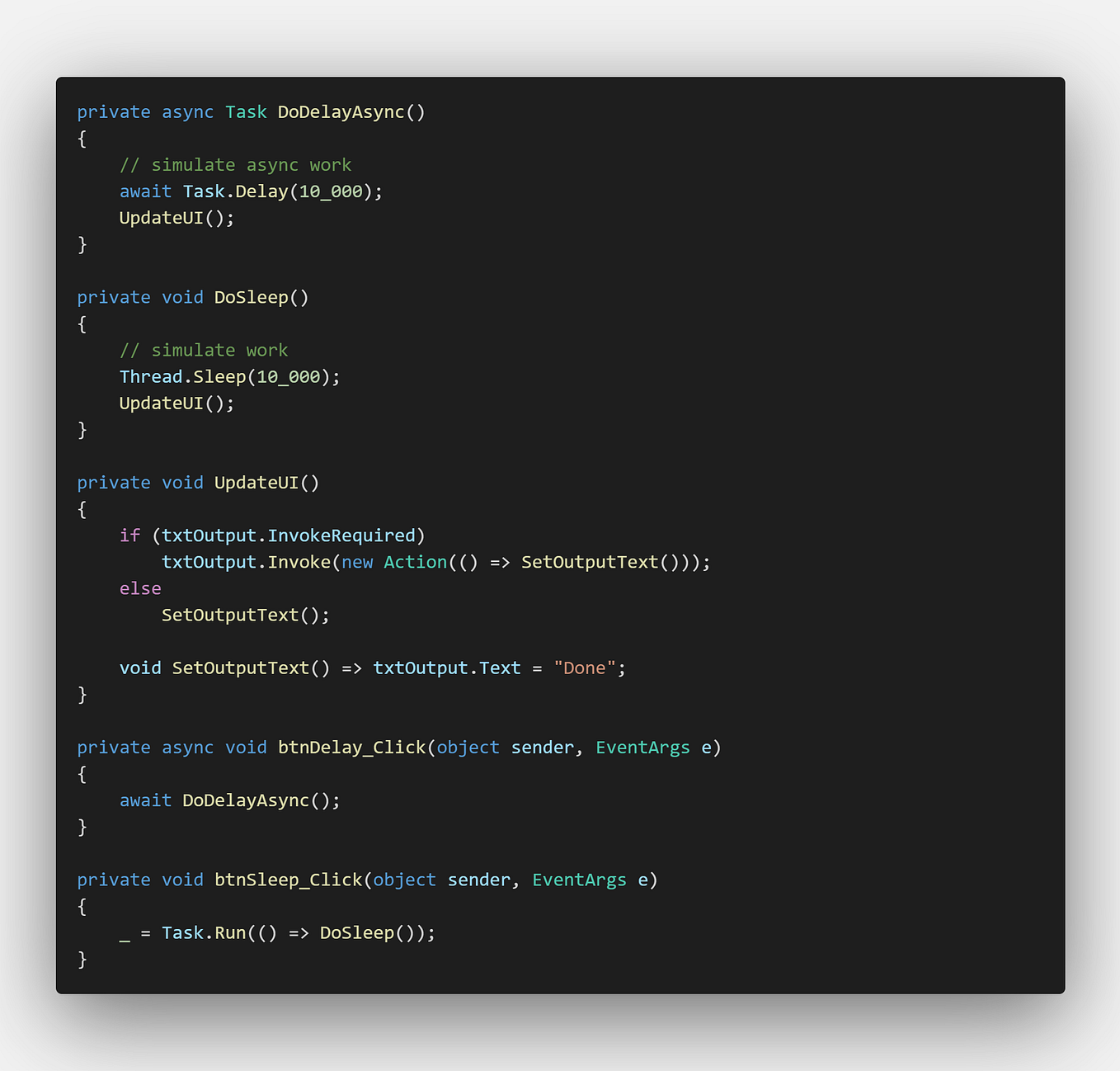 Why you should not use “ContinueWith” in your async code | by Joni ...