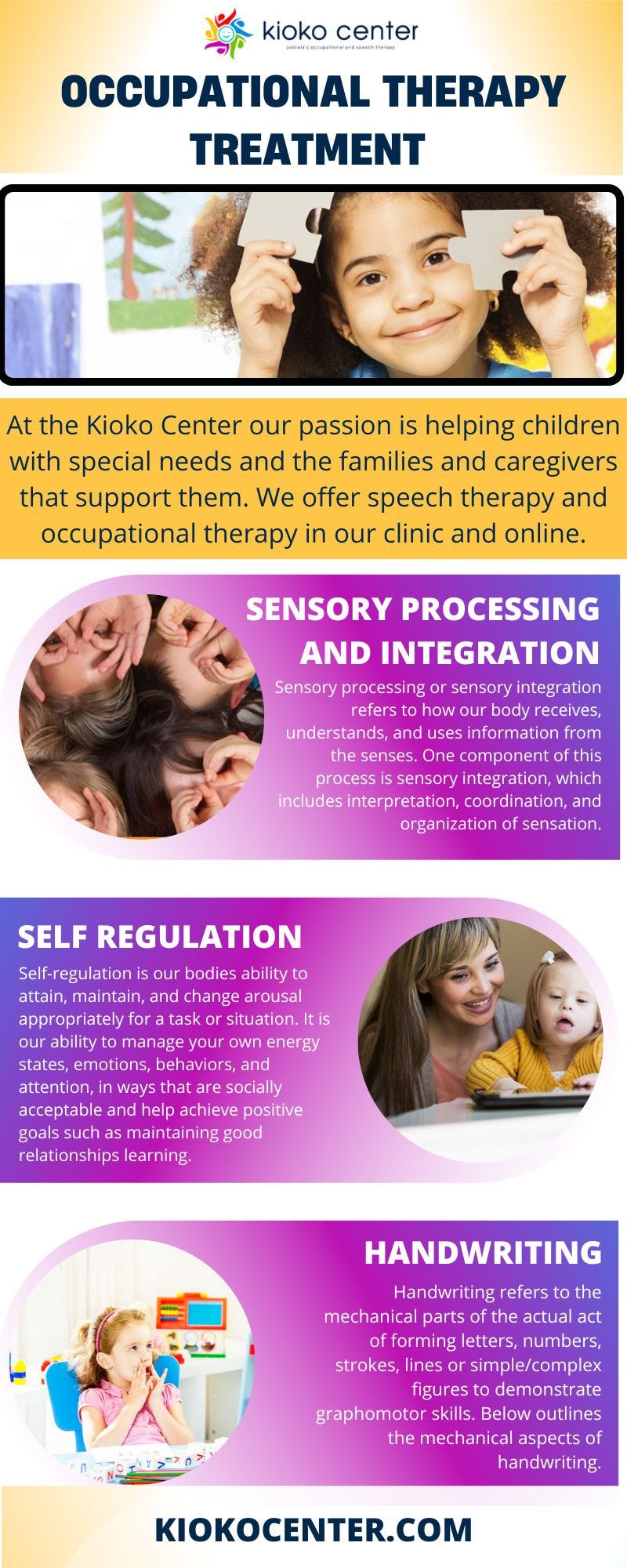Pediatric Occupational and Speech Language Therapy services | Kioko ...