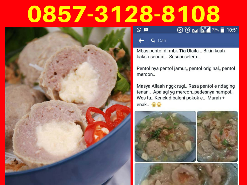 0857–3128–8108, Produsen Bakso Isi Keju Mozarela | by Produsen Bakso ...