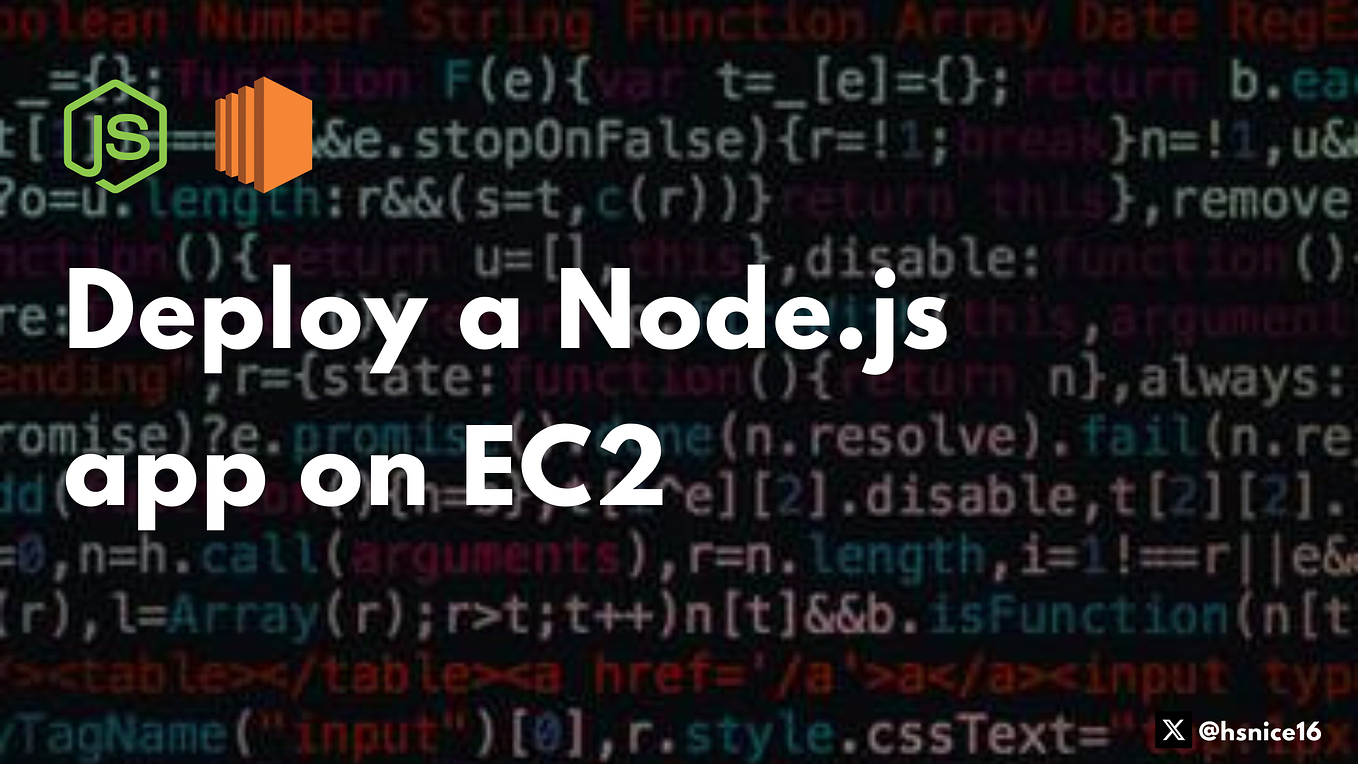 A Step-by-Step Guide to Deploying a Node.js Application on Amazon EC2 ... A Step-by-Step Guide to Deploying a Node.js Application on Amazon EC2 ...