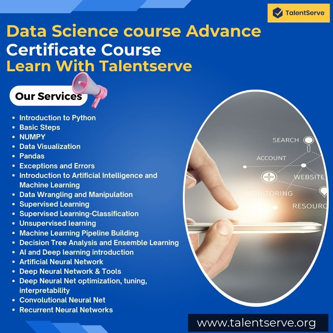 Advanced Certificate Course In Data Science | by monika verma | Medium